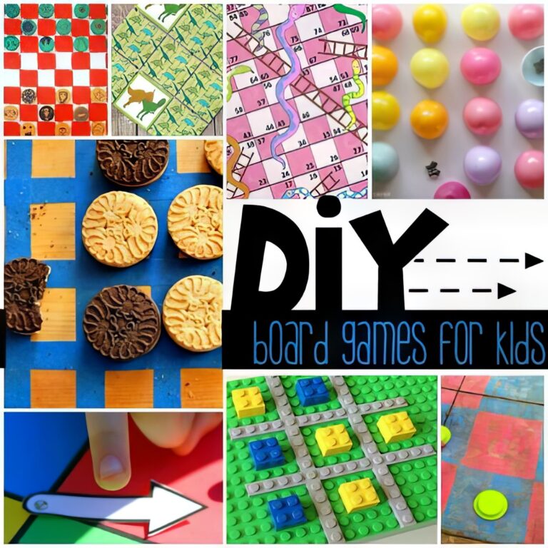 8 DIY Board Games For Kids