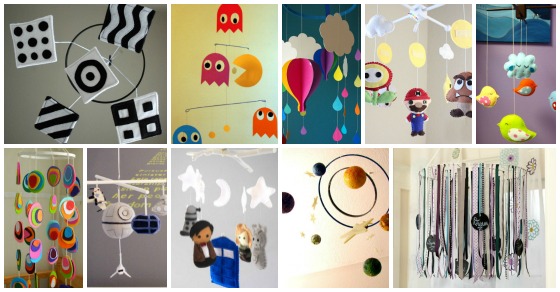 25 Homemade Mobiles for Babies