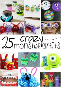 25 Crazy Monster Crafts for Kids