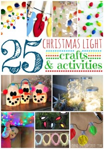25 Christmas Light Crafts And Activities For Kids