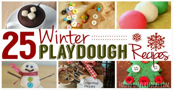 25 Winter Playdough Recipes For Kids