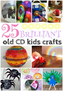 25 Brilliant Recycled CD Kid Crafts