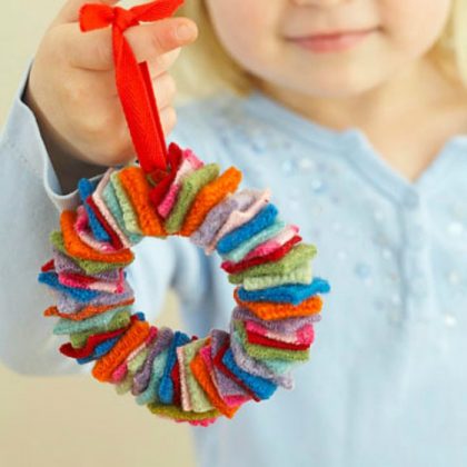 25 Winter Wreath Crafts For Kids