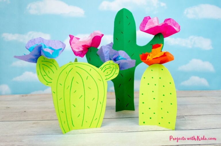 15 Super Cute Cactus Crafts Kids Can DIY