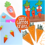 17 Super Cute Carrot Crafts For Kids: Easter and Spring