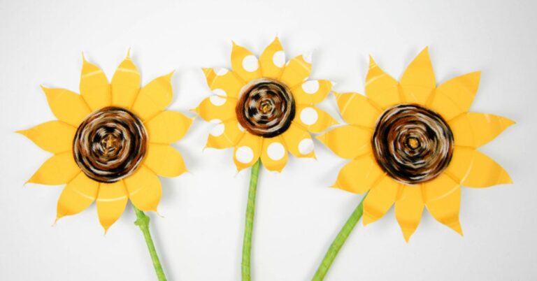 17 Fun Sunflower Crafts for Kids