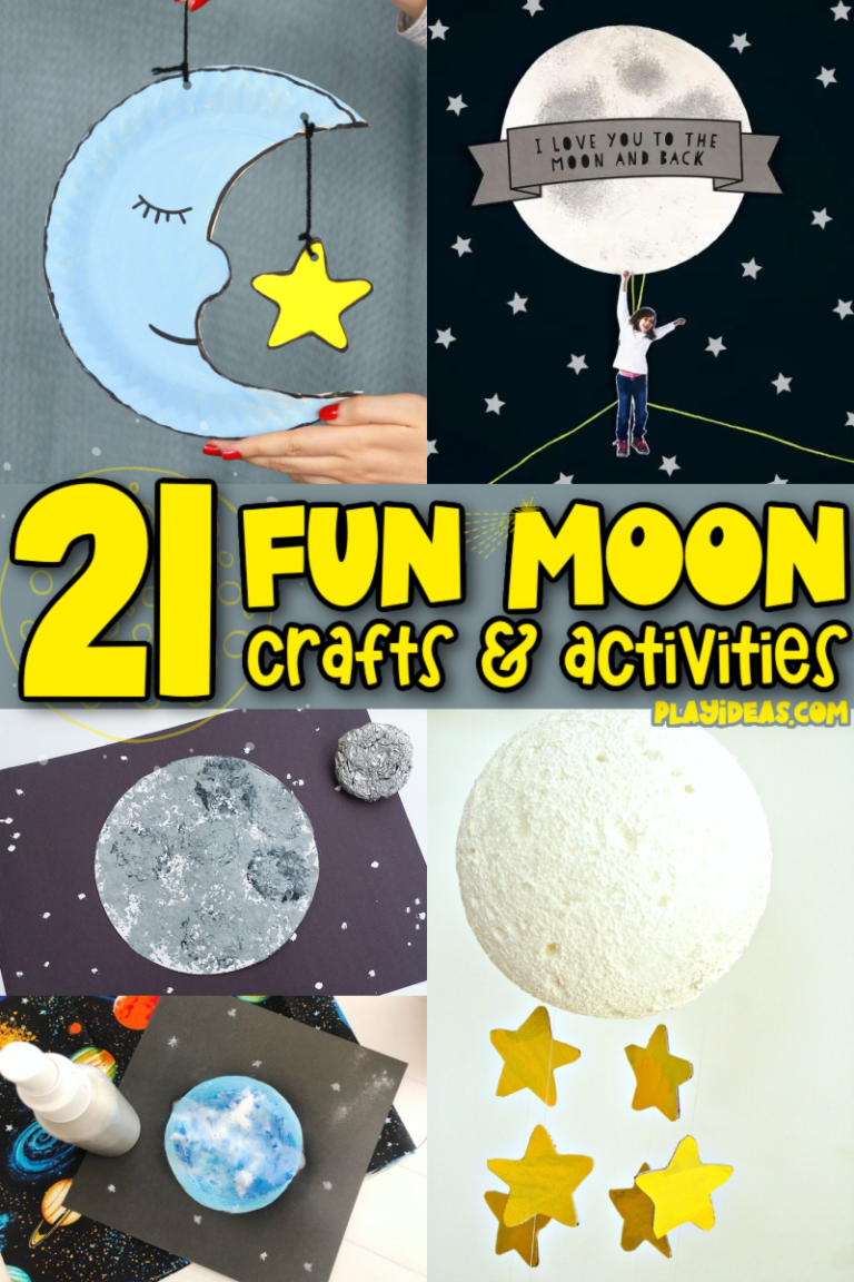 21 Out of This World Moon Crafts and Activities for Kids